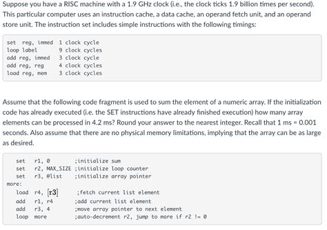 Solved Suppose That You Are Working With A CISC Machine Chegg Com