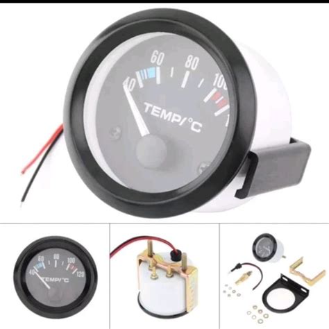 Jual Indikator Sensor Dan Bracket Water Temperature Mobil Universal Gauge Water Temp