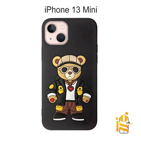 قاب پسرانه خرس گنگ استایل برای گوشی آیفون 13 Mini ایران قاب