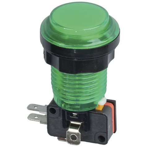 Green Arcade Button Switch With Led Illumination Jaycar Australia