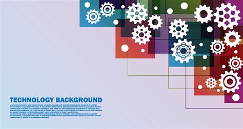기하학적 인 다채로운 기어 추상 테크노 기어 배경과 바퀴 기어 텍스트를위한 기술 공간 벡터 기어 현대 메커니즘 산업 개념 Ep9 개념에 대한 스톡 벡터 아트 및 기타 이미지