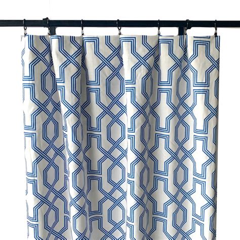 Royal Blue Curtains Etsy