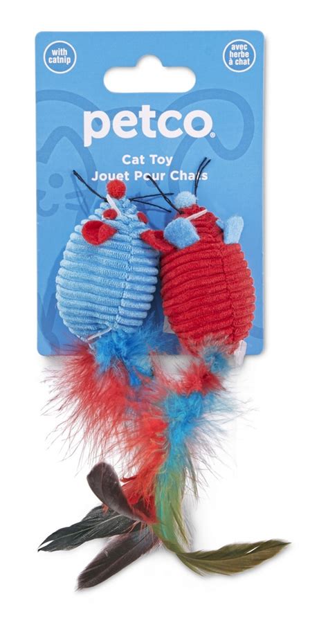 Petco Feathered Fancy Mice Cat Toys With Catnip 3 Pk Canadian Tire