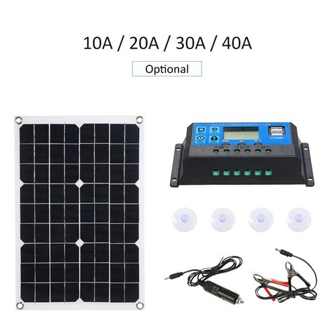 50w Dc 5v18v Dual Output Solar Panel With 2 Usb P Grandado