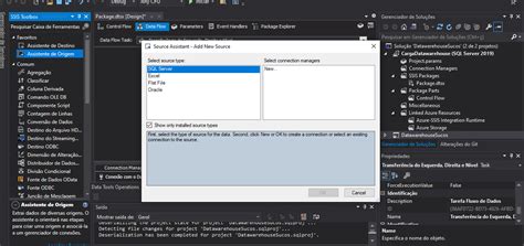 Passo 54 Assistente De Origem Sql Server Etl Com Integration