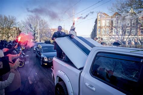 Rotterdam Funeral Procession 14 Year Old Jack Hoogendijk Editorial
