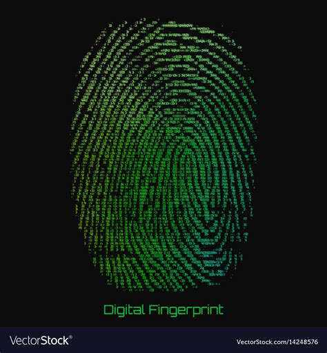 Abstract Binary Representation Royalty Free Vector Image