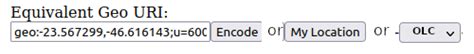 melhora na interface do botao encode · issue 54 · osm codes gridmap