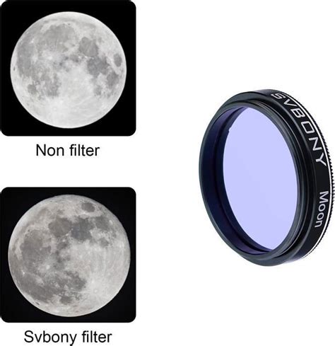 Svbony Filtre Lunaire Pour Télescope De 125 Filtre Télescope Avec