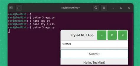 How To Create Gui Applications In Linux Using Pygobject Tecmint Linux Ai And Open Source Made