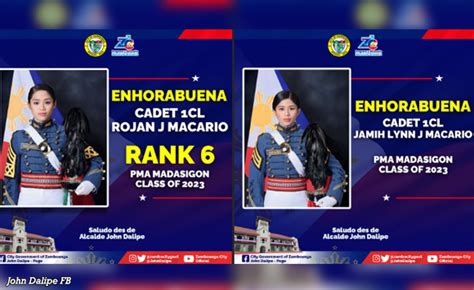 Mayor John Dalipe Congratulates Top 6 Pma Raduate