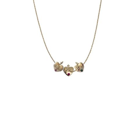 Collar Sagrados Corazones Fidem Oro 14k Fidem Jewelry