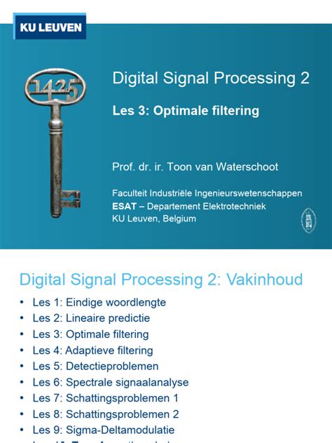 Slides Filtering Time Frequency Analysis Tutorial Pdf Mean Squared