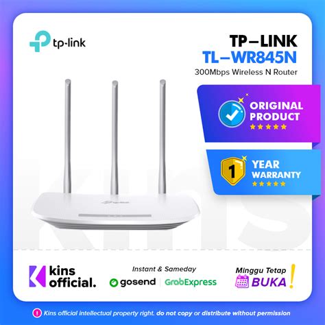 Tp Link Tl Wr845n 300mbps Wireless N Router Shopee Malaysia