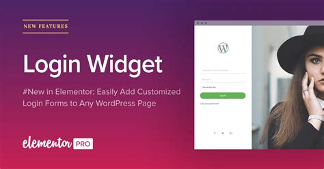 introducing elementor s wordpress login widget