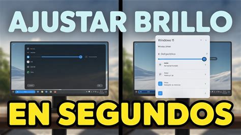 Como Ajustar El Brillo De La Pantalla En Windows 11 Youtube