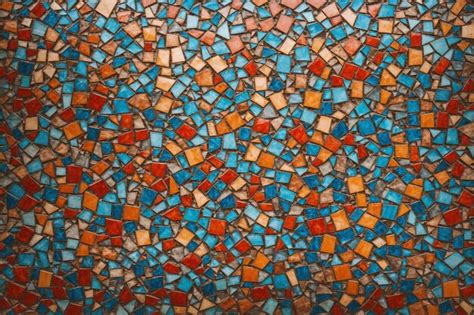 Premium Ai Image Mosaic Texture Background Colorful Mosaic Texture Background Mosaic Wallpaper