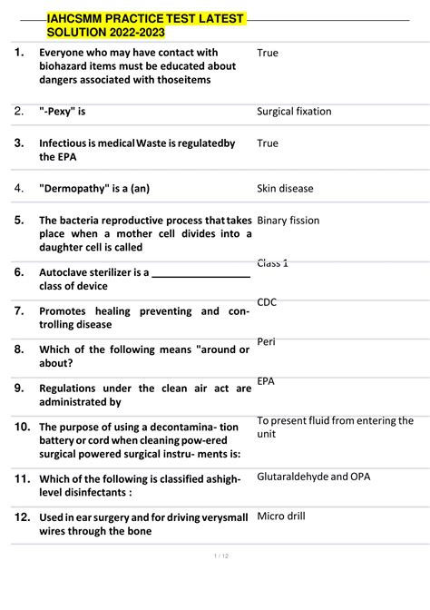 Iahcsmm Crcst 8th Edition Latest Crcst Final Flashcard Review
