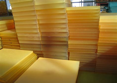 Bendable Virgin Polyurethane Plastic Sheets For Paper Making Red Pu
