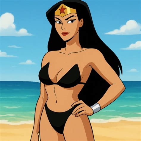 Wonder Woman Bikini By Mistrznapletek10 On Deviantart