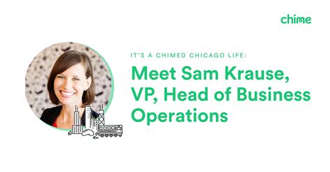 Its A Chimed Life Meet Sam Krause Chimes Vp And Head Of Business Operations By Talent At