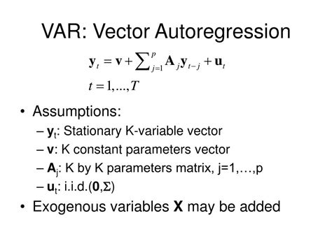 Var Vector Regression Var Equation Zzgh