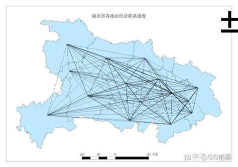 可视化处理 Arcgis和经济引力模型的城市联系度分析（附练习数据） 知乎