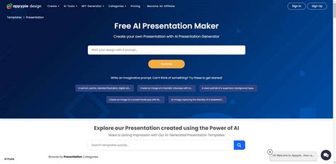 appy pie s free ai presentation maker ai 轻松打造惊艳演示文稿 aitoolnet