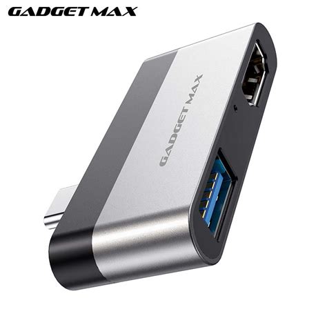 Gadget Max GH02 Type C To USB 3 0 HDMI Adapter Shop Com Mm