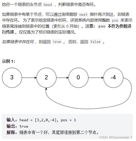 Leetcode141 环形链表 Csdn博客