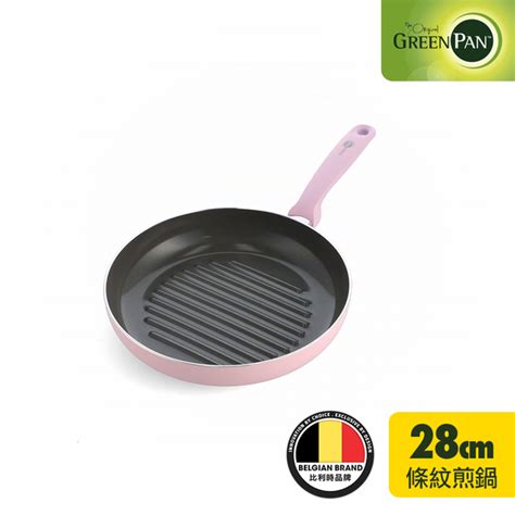 GreenPanTorino 圓形煎鍋28cm 不含蓋 不沾鍋 不挑爐具 IH爐適用 洗碗機適用 Torino 系列 全聯全電商