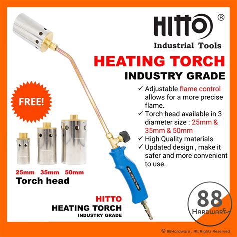 Hitto Heavy Duty Heating Torch Fire Torch Gun Gas Torch Burner Flame Gun Torch Burner