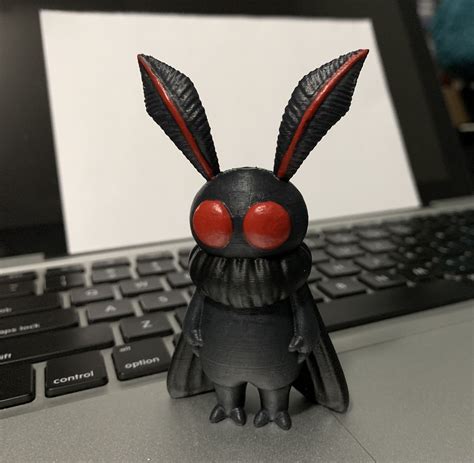 Extra Large 3d Printed Cute Chibi Mothman Etsy