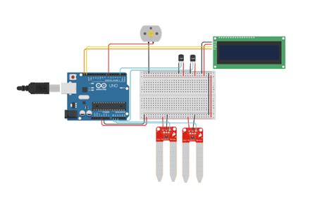 Circuit Design V2 Proyecto Riego Automático Con Arduino Tinkercad