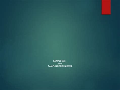 Decision Sciences Sampling Theory And Distributionpptx