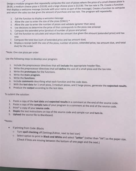 Solved Design A Modular Program That Repeatedly Computes The