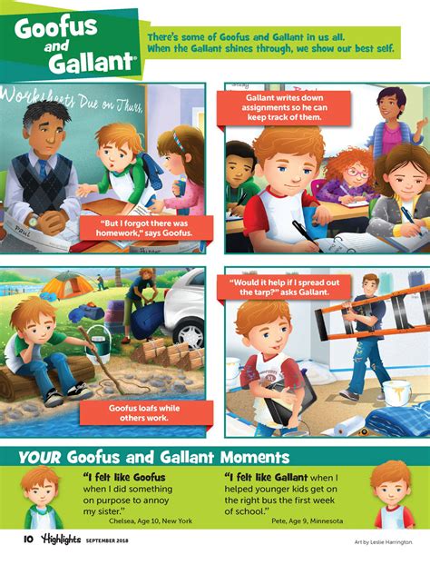 Highlights Magazine S Goofus Gallant Behance