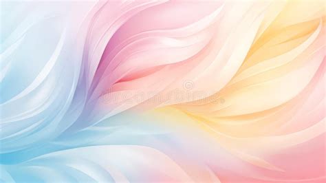 Abstract Pastel Background With Swirling Vortex Patterns And Bright Accents Stock Illustration