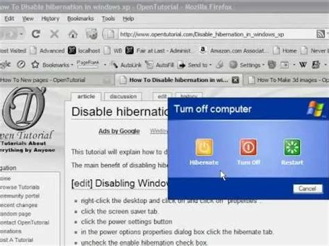 How To Enable Or Disable Hibernation On A PC With Windows XP Operating Systems WonderHowTo