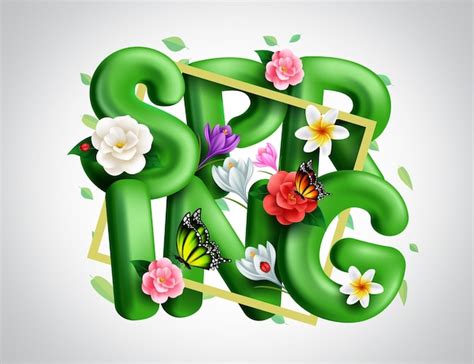 Spring Typography