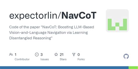 github expectorlin navcot code of the paper navcot boosting llm based vision and language
