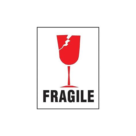 International Safe Handling Label Fragile 3 X 4 500 Pack