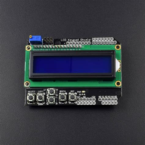 16x2 1602 Lcd Keypad Shield Blue Backlight For Arduino Rees52