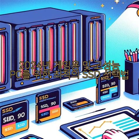 2024년 게임용 및 고성능 Pc를 위한 최적의 Ssd 선택법