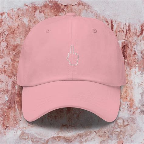 Middle Finger Meme Baseball Cap Etsy