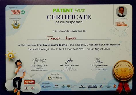 Janhavi Kodape On Linkedin Patent