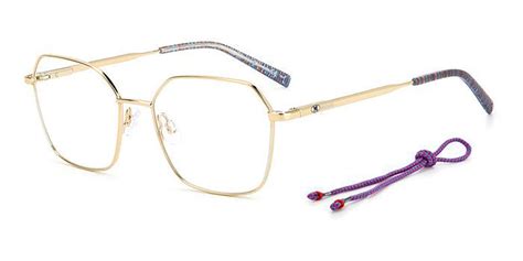 Gold Missoni Prescription Glasses | Buy Prescription Glasses Online