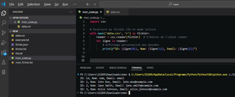 Apprenez à Manipuler Des Fichiers Csv En Python