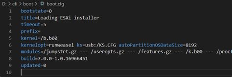 esxi on raspberry pi scripted installation with kickstart