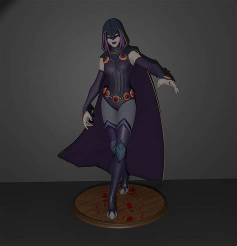 Raven Teen Titans 3d Model By Moogar